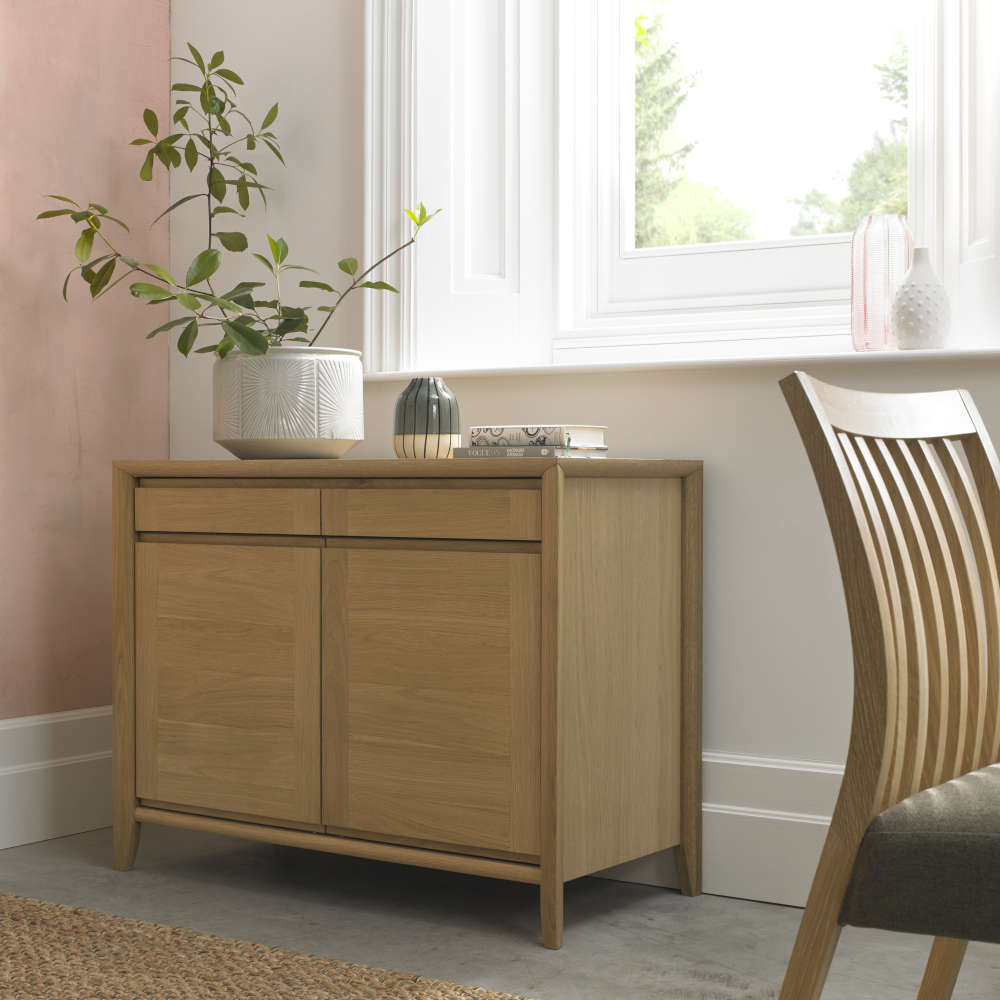 Bergen Oak Narrow Sideboard - Francis of Malvern